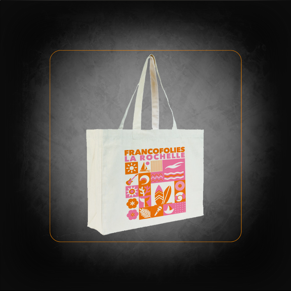 Cabas blanc Lifestyle - Francofolies – OFFSTAGE