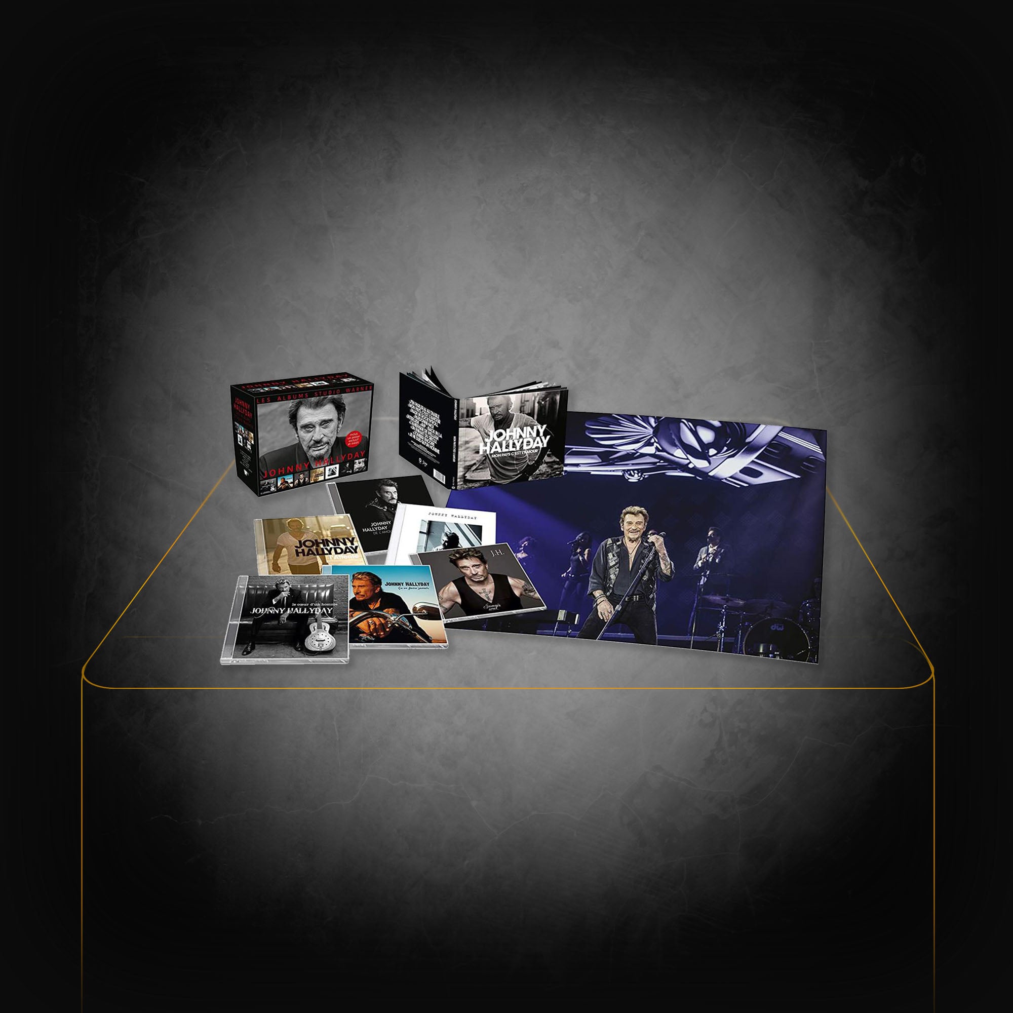 Coffret Albums Studios Les Annees Warner (7CD) - Johnny Hallyday – OFFSTAGE